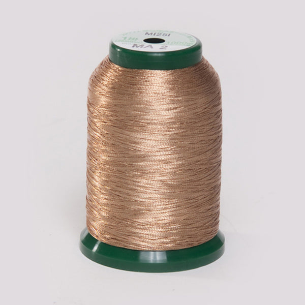 KingStar Copper Metallic Thread MA-2 – Aurora Sewing Center