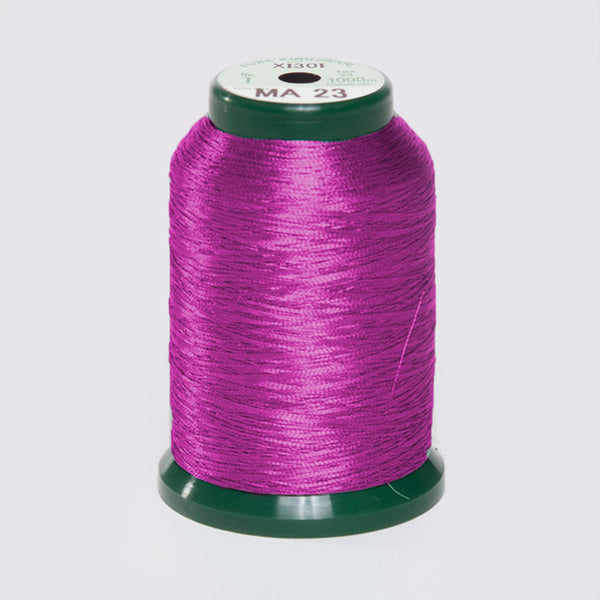 KingStar Dark Purple Metallic Thread MA-23 – Aurora Sewing Center