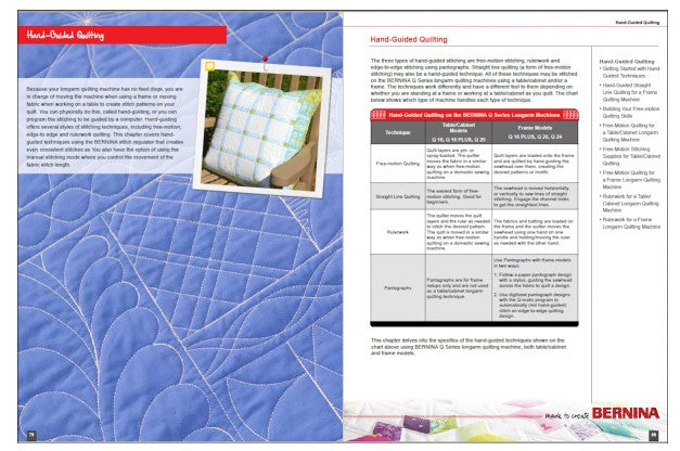 Bernina The Big Book of Longarm Quilting – Aurora Sewing Center