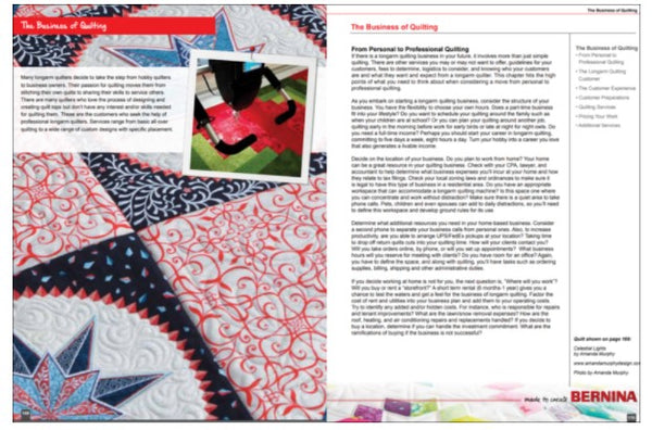 Bernina The Big Book of Longarm Quilting – Aurora Sewing Center