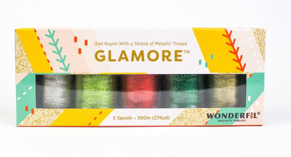 Wonderfil "Christmas" Metallic Thread Pack – Aurora Sewing Center