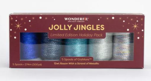 Wonderfil "Let It Snow" Metallic Thread Pack – Aurora Sewing Center