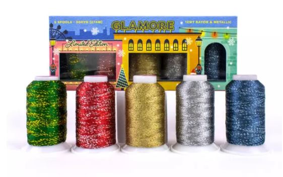 Wonderfil "Sleigh Bells" Metallic Thread Pack – Aurora Sewing Center