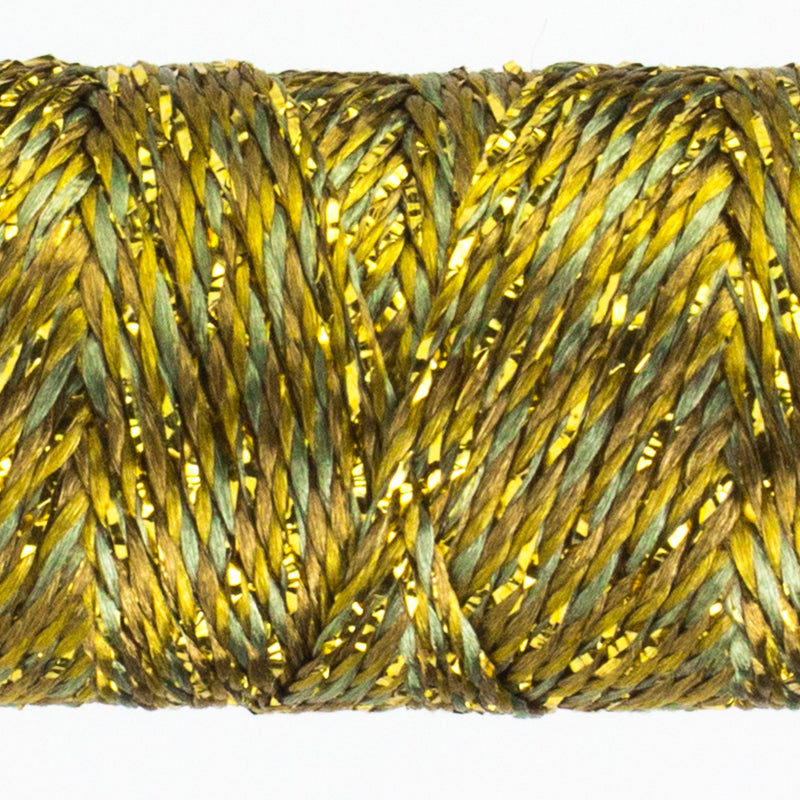 Wonderfil Dazzle Brown/Gold 22 – Aurora Sewing Center