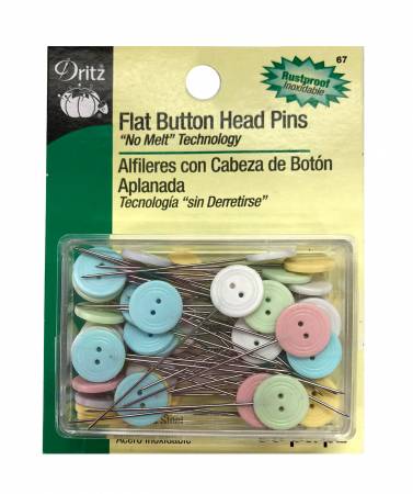 Flat Button Head Pins – Aurora Sewing Center